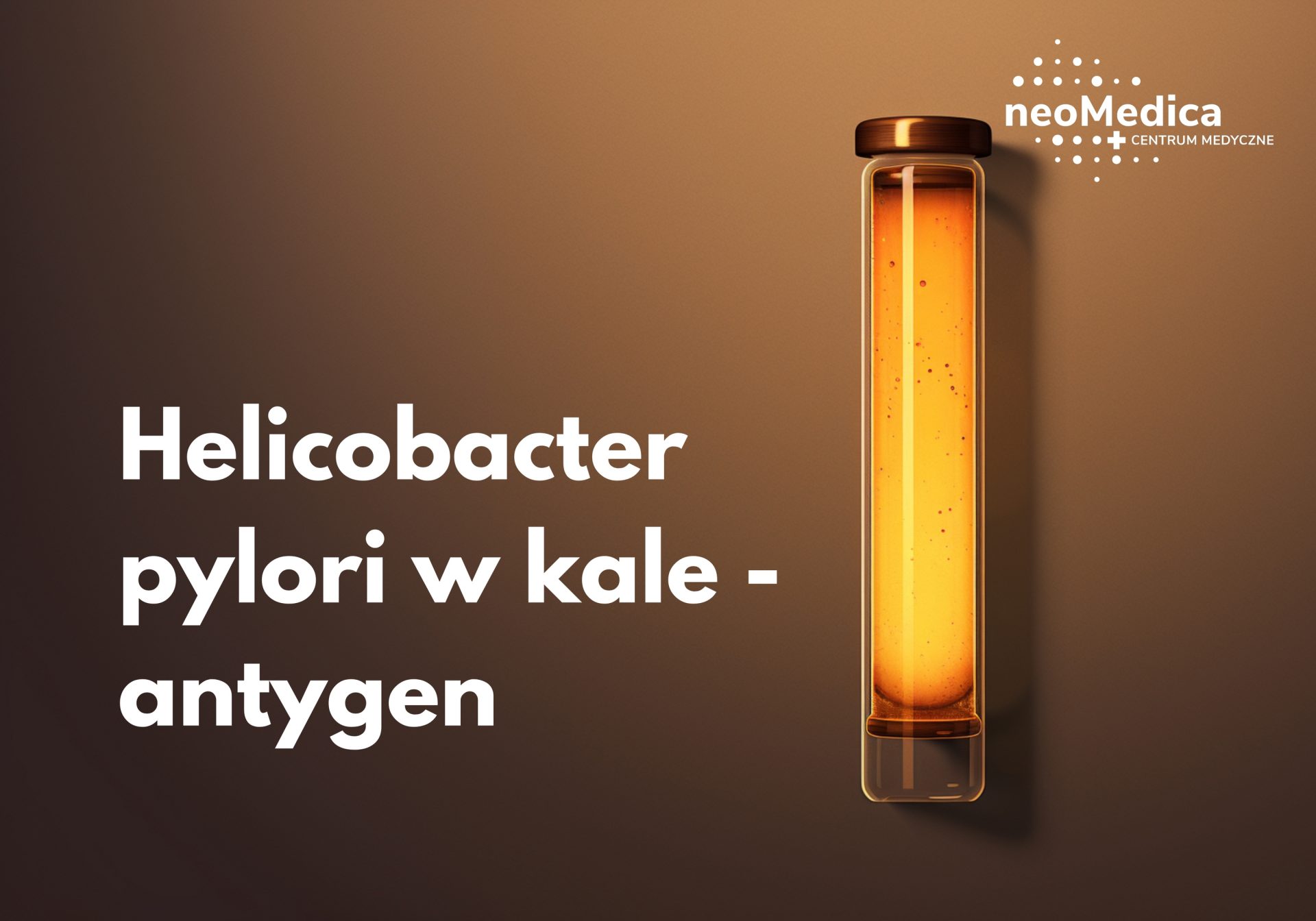 Badanie Helicobacter pylori w kale - antygen Poznań | neoMedica