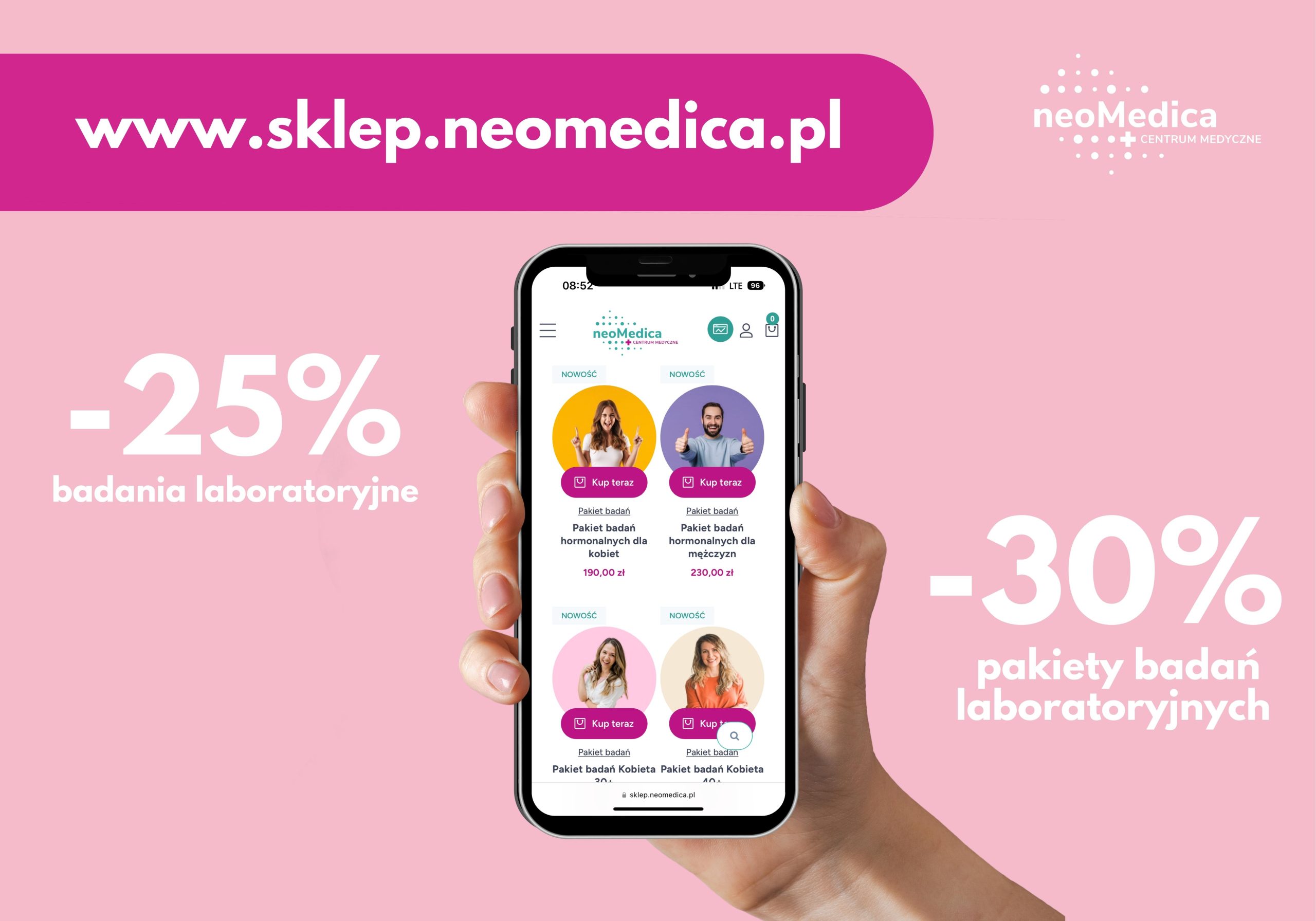 Nowość! Sklep internetowy neoMedica Poznań | Kup badanie online!