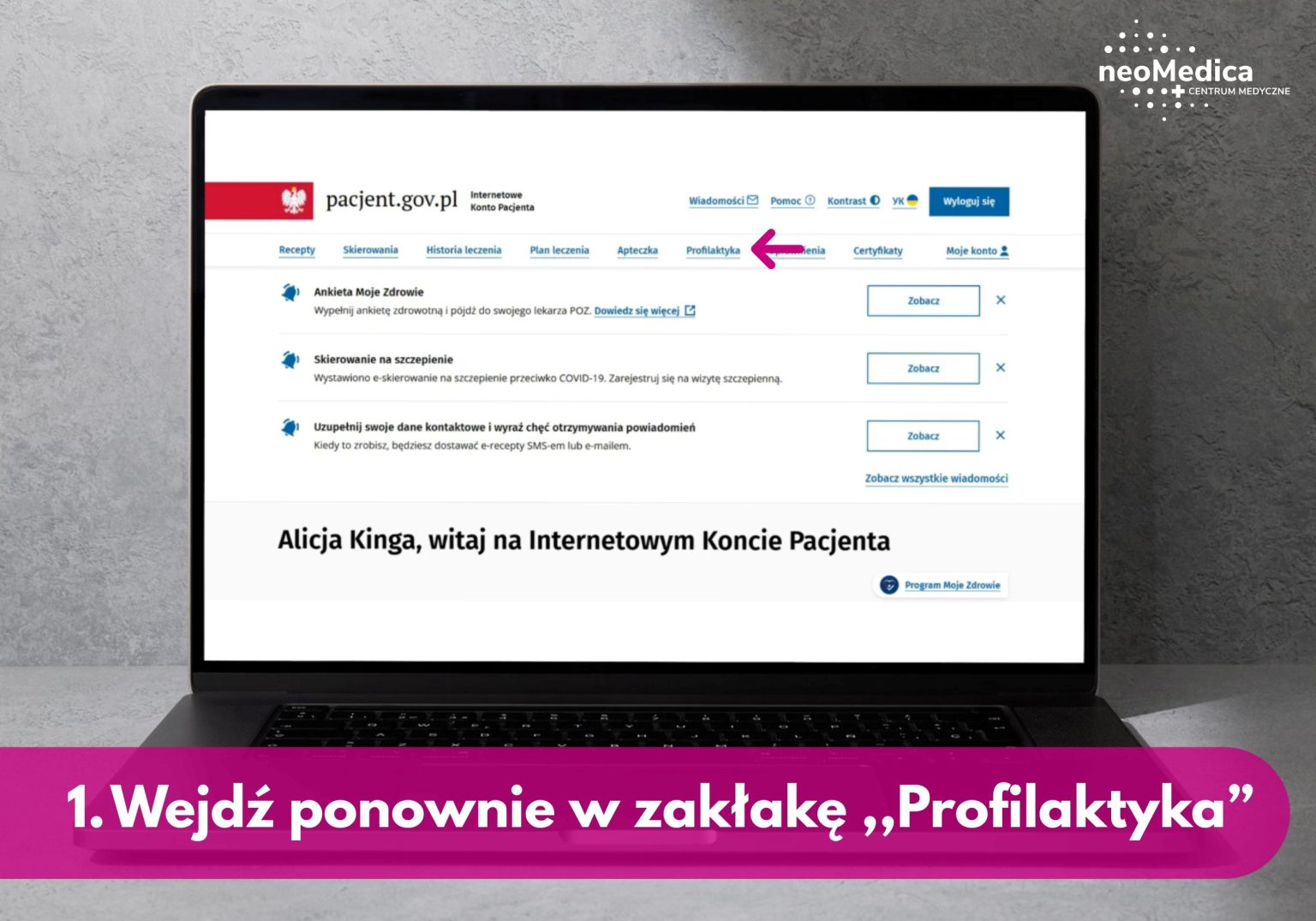Jak wypełnić ankietę programu ,,Moje Zdrowie” przez IKP?